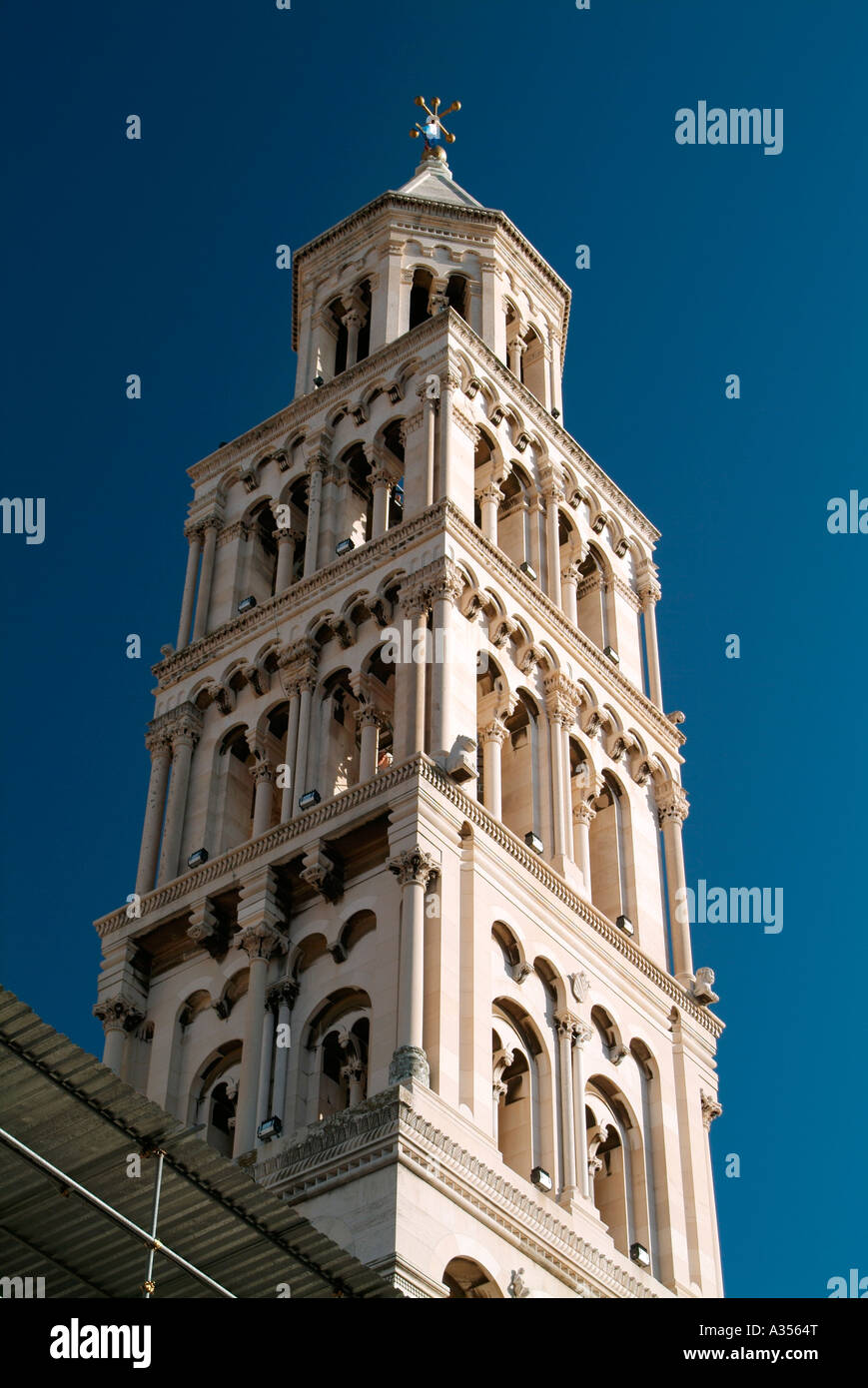 St Domnius Tower Split on Dalmatian Coast of Croatia Stock Photo - Alamy