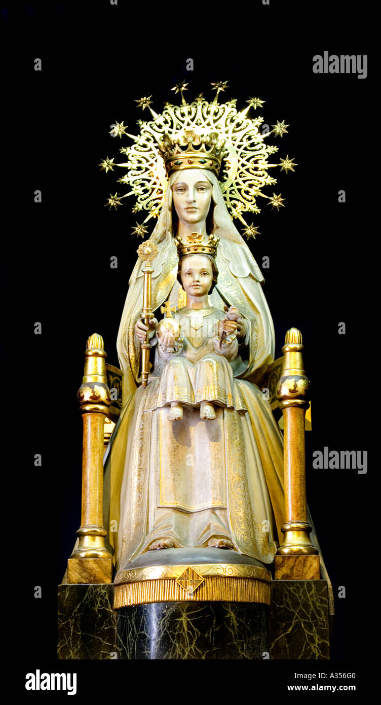 Interior of the Santa Maria del Mar Church Barcelona Spain Religious ...