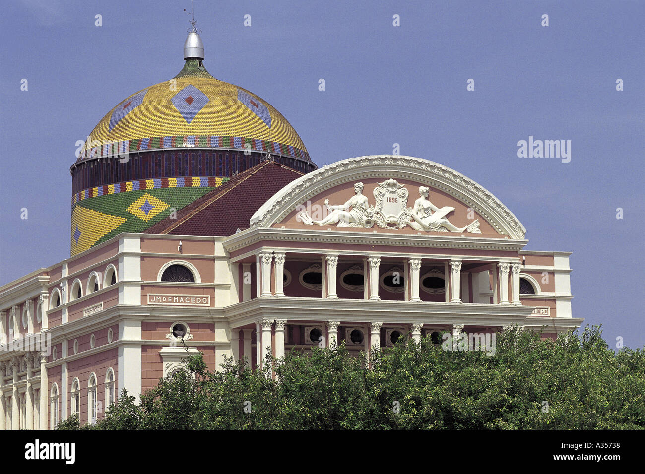 Manaus Opera House Stock Photo - Alamy