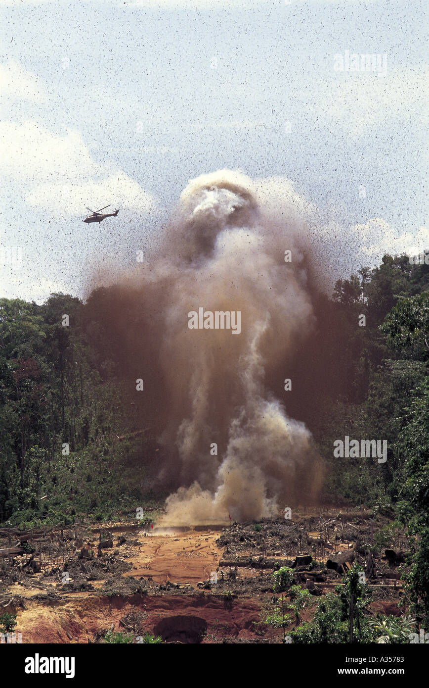 Military Attack on Gold Prospect Stock Photo - Alamy