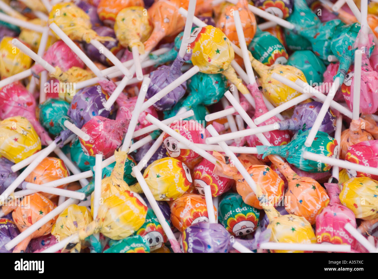 Lolly Pops In Bin On Display For Chinese New Year Traditional Asian ...