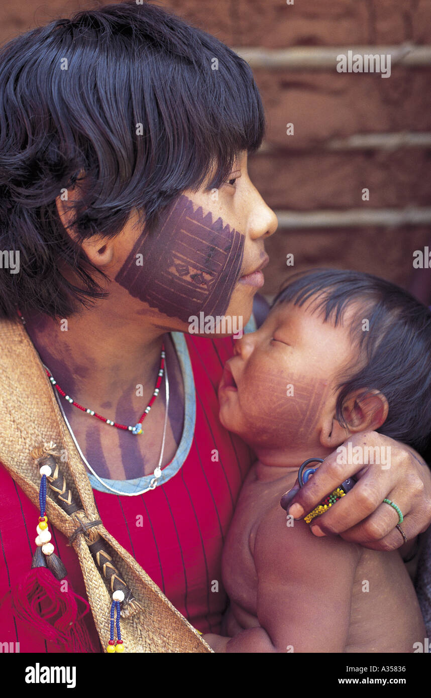 Kayapo tribe of brazil hi-res stock photography and images - Alamy
