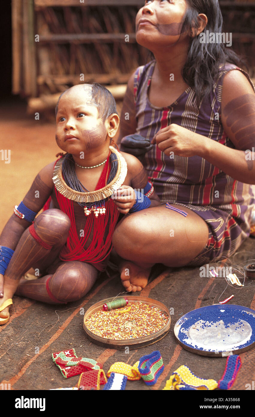 Xingu Tribe Toddlers