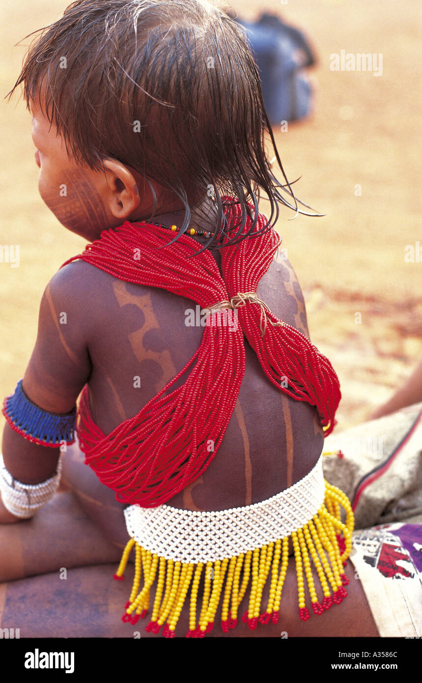 Amazonian tribal girl hi-res stock photography and images - Alamy