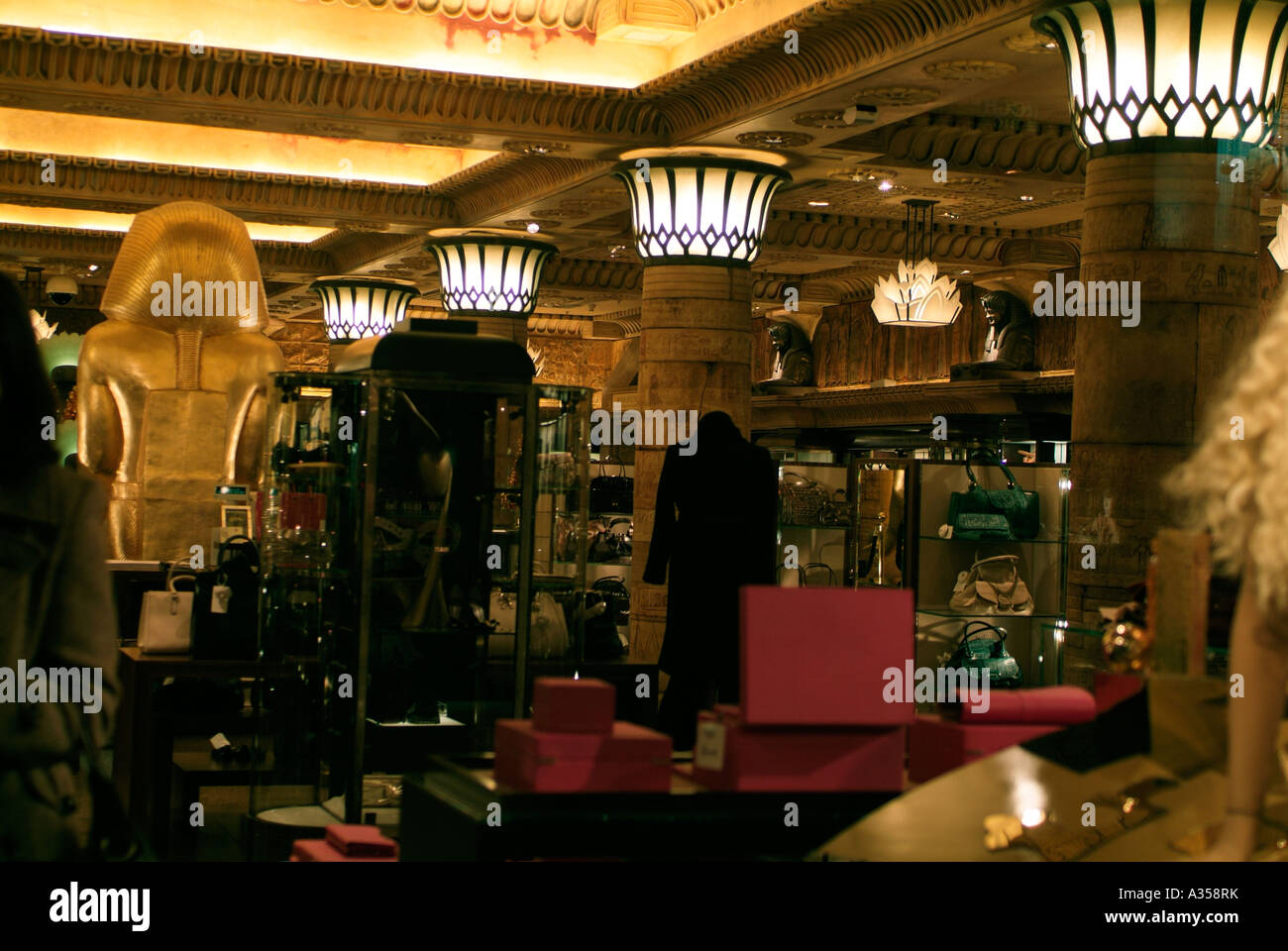 Inside a shop in Harrods, London, England Stock Photo - Alamy