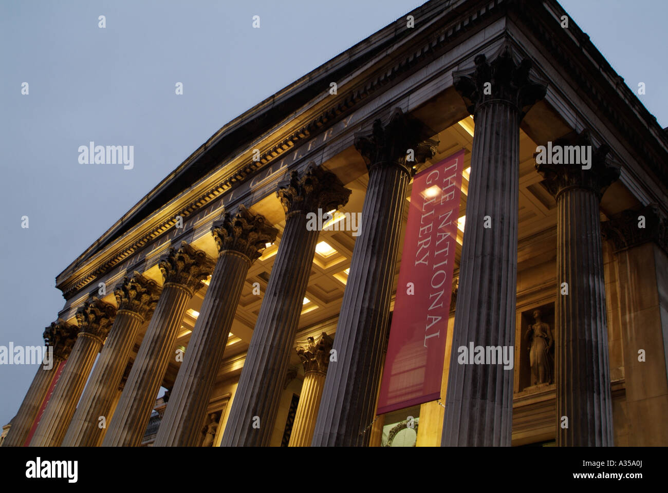 The National Gallery, Trafalger Square, London, England Stock Photo - Alamy