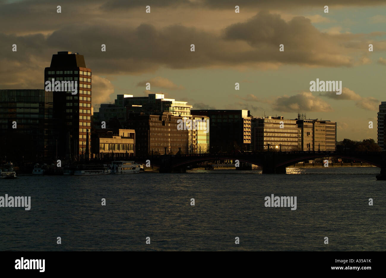 High rises on the Seien River in Paris, France Stock Photo - Alamy