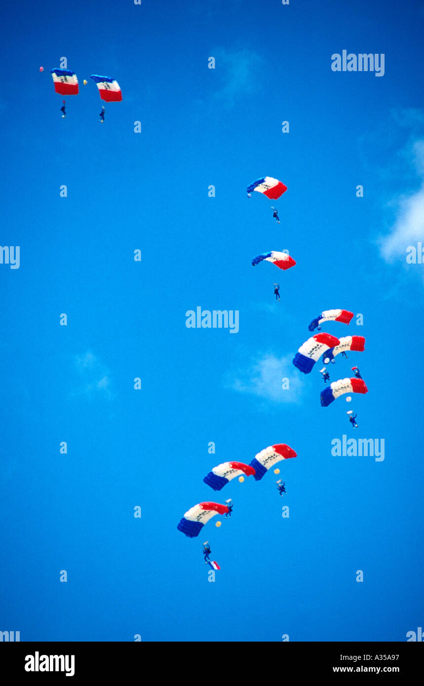 Phoenix parachute display team Stock Photo - Alamy