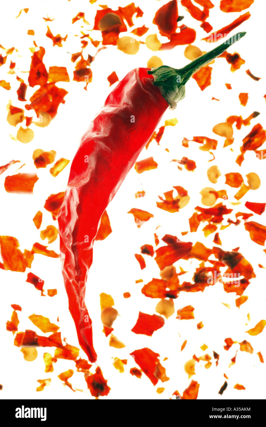 Food background dried red Cut Out Stock Images & Pictures - Alamy