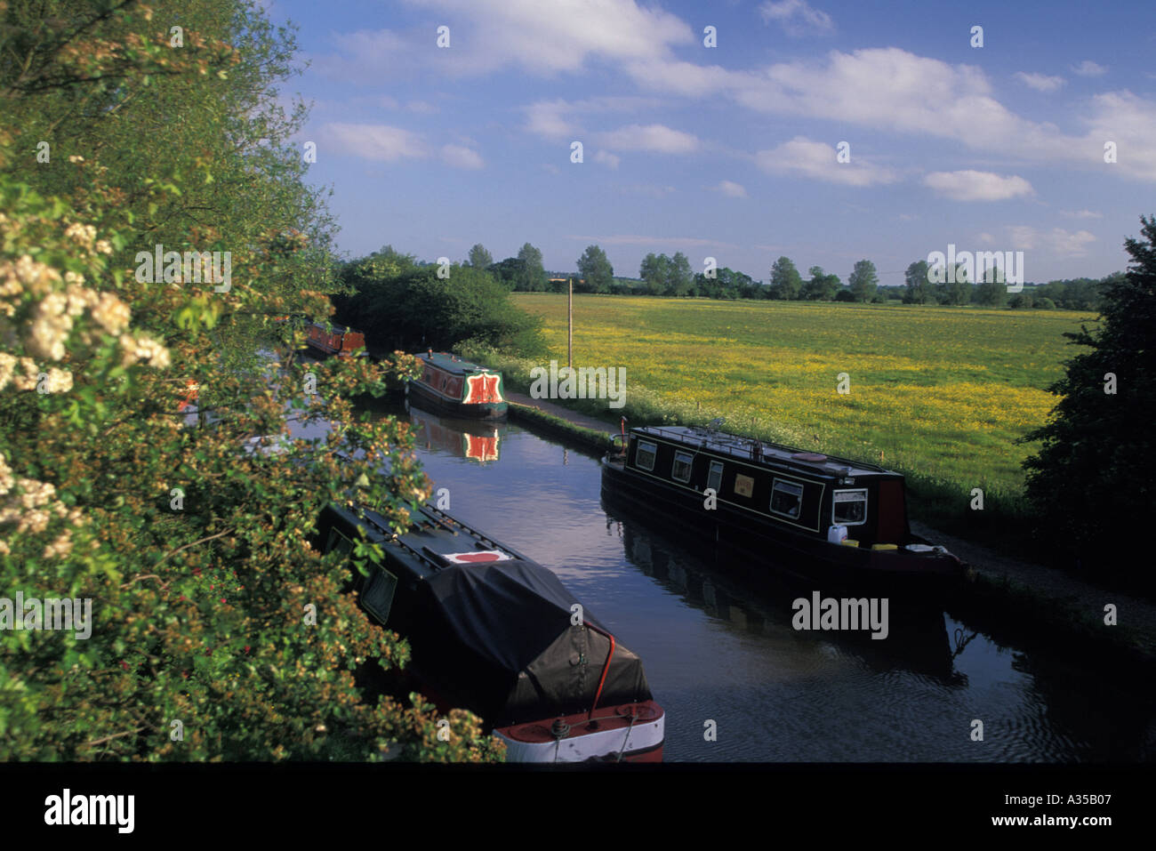 Brecon Canal and Boat Wales United Kingdom Stock Photo - Alamy