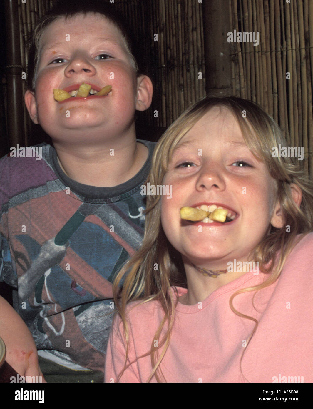Children playing fooling hi-res stock photography and images - Alamy