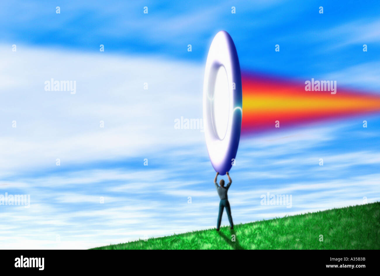 Focus the Light Stock Photo - Alamy