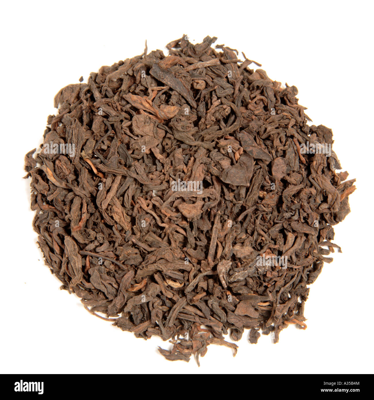 Tea Leaves in Pile Stock Photo - Alamy