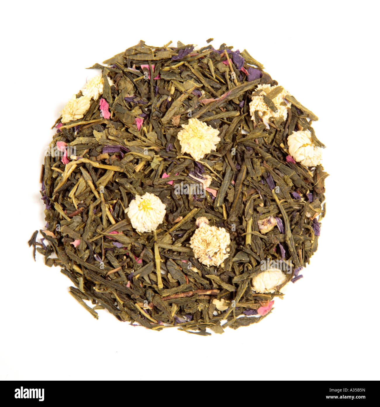 Tea Leaves in Pile Stock Photo - Alamy