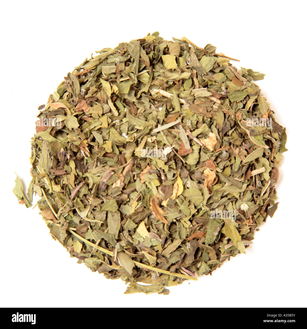 Tea Leaves in Pile Stock Photo - Alamy