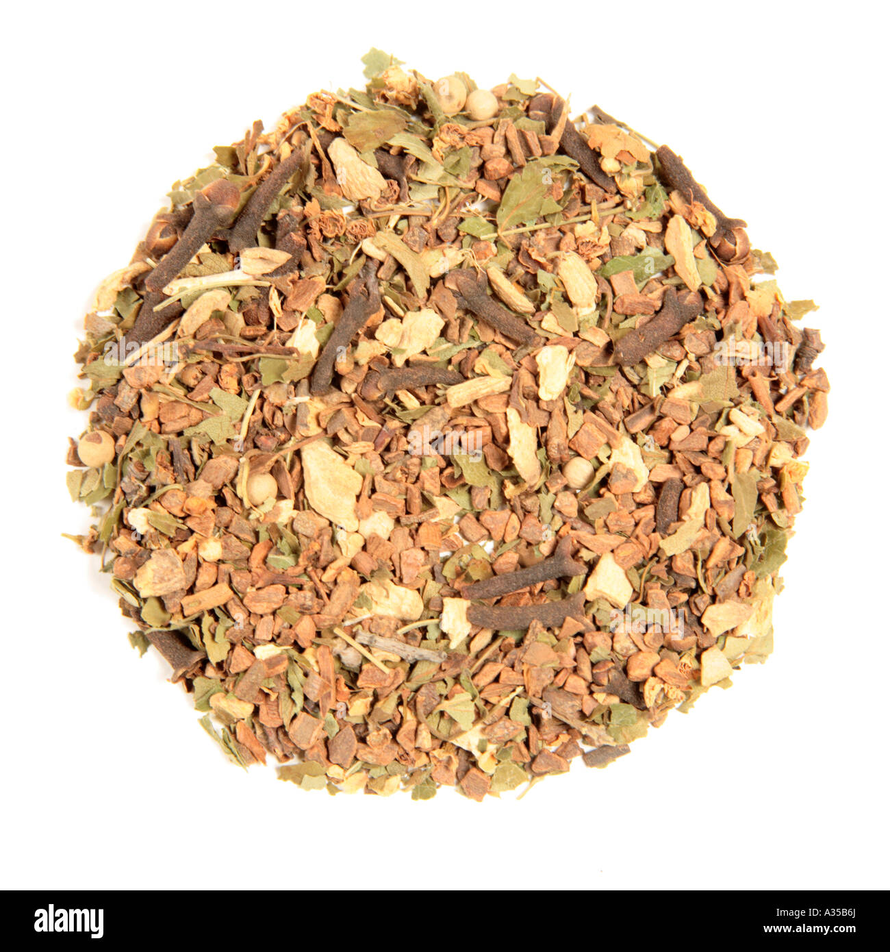 Tea Leaves in Pile Stock Photo - Alamy