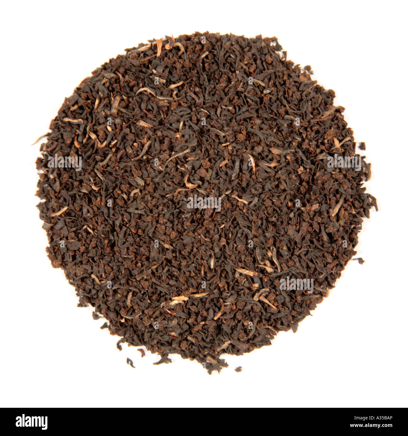 Tea Leaves in Pile Stock Photo - Alamy
