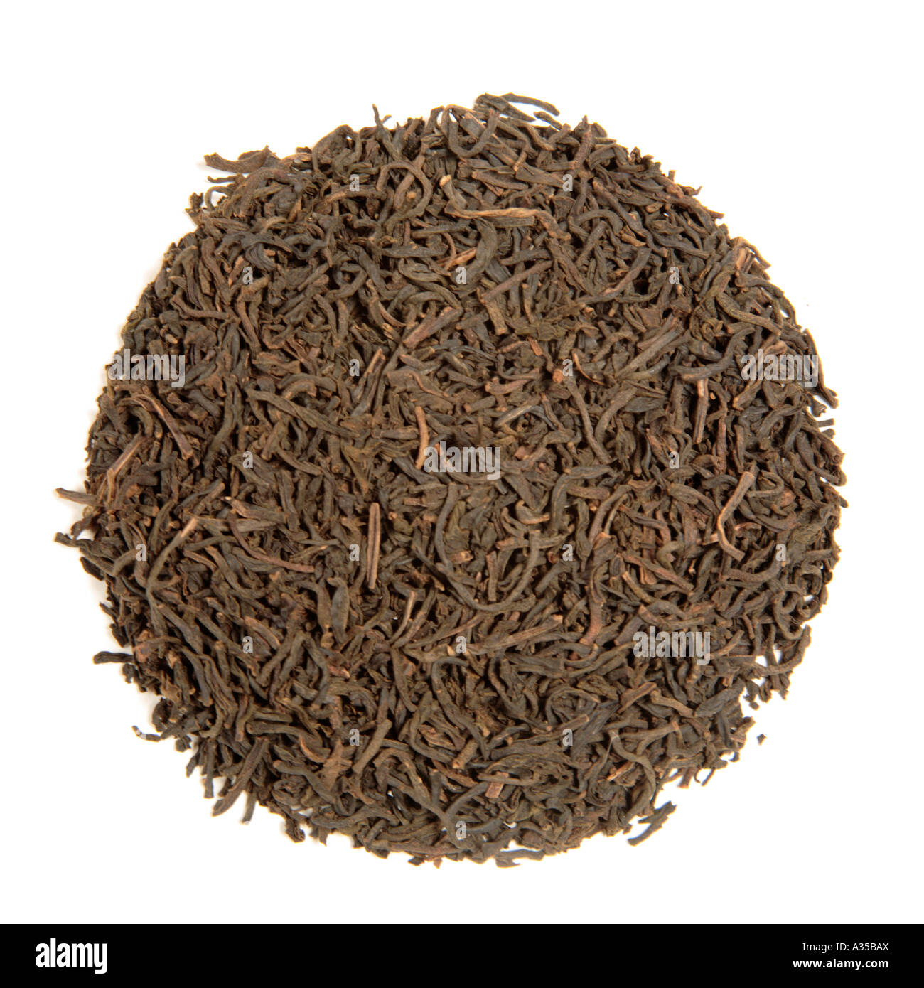 Tea Leaves in Pile Stock Photo - Alamy