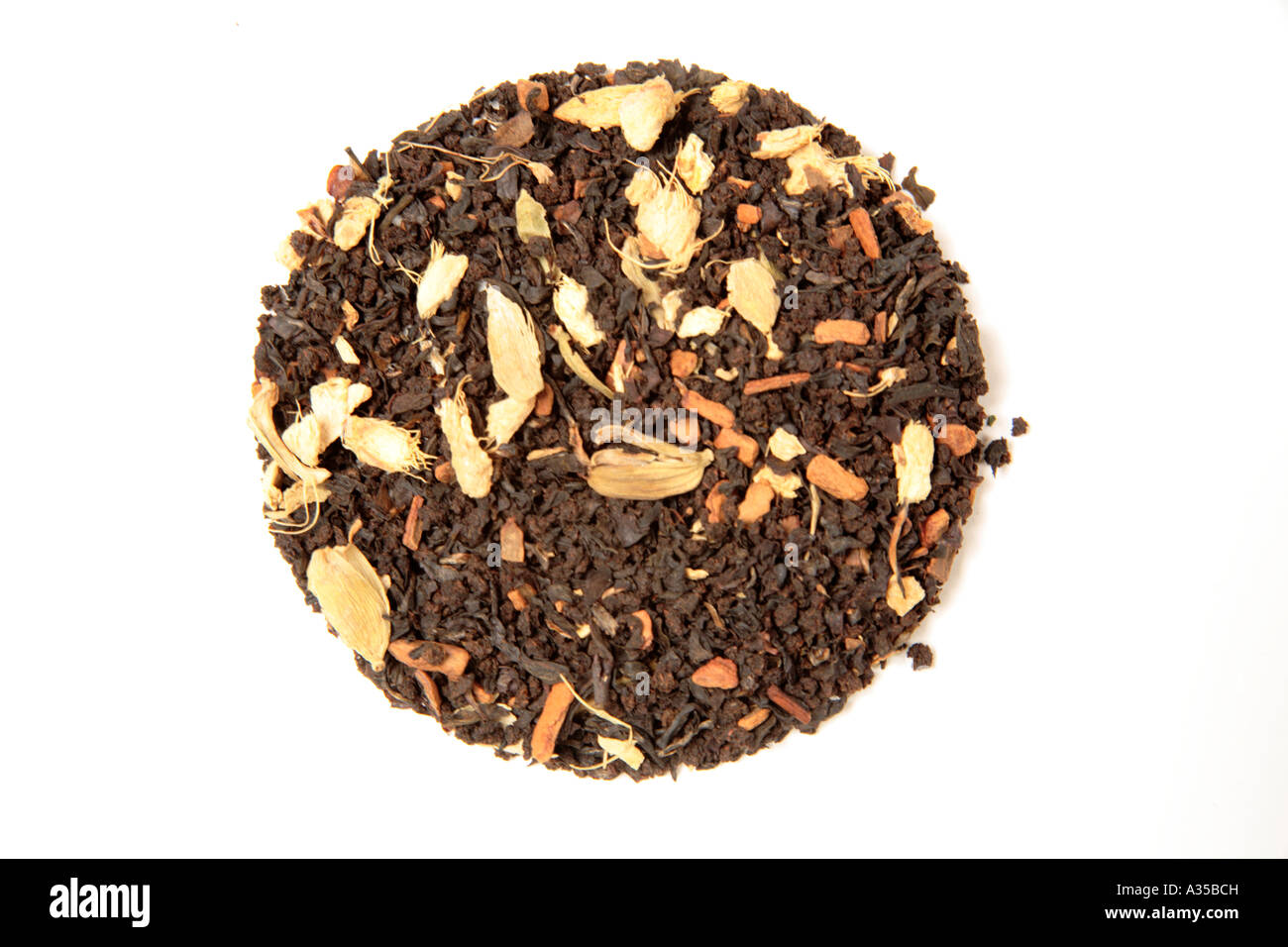 Tea Leaves in Pile Stock Photo - Alamy