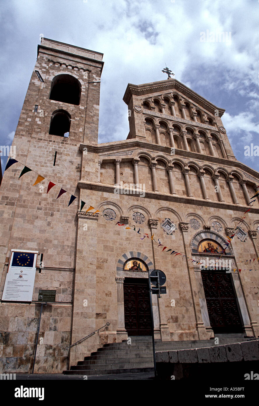 The Cattedrale Santa Maria del Castello at Cagliari Stock Photo - Alamy