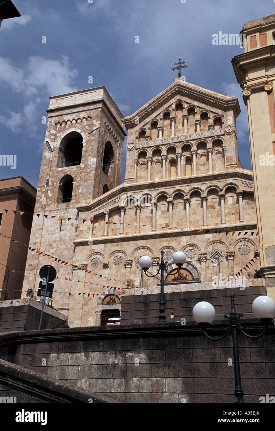 The Cattedrale Santa Maria del Castello at Cagliari Stock Photo - Alamy