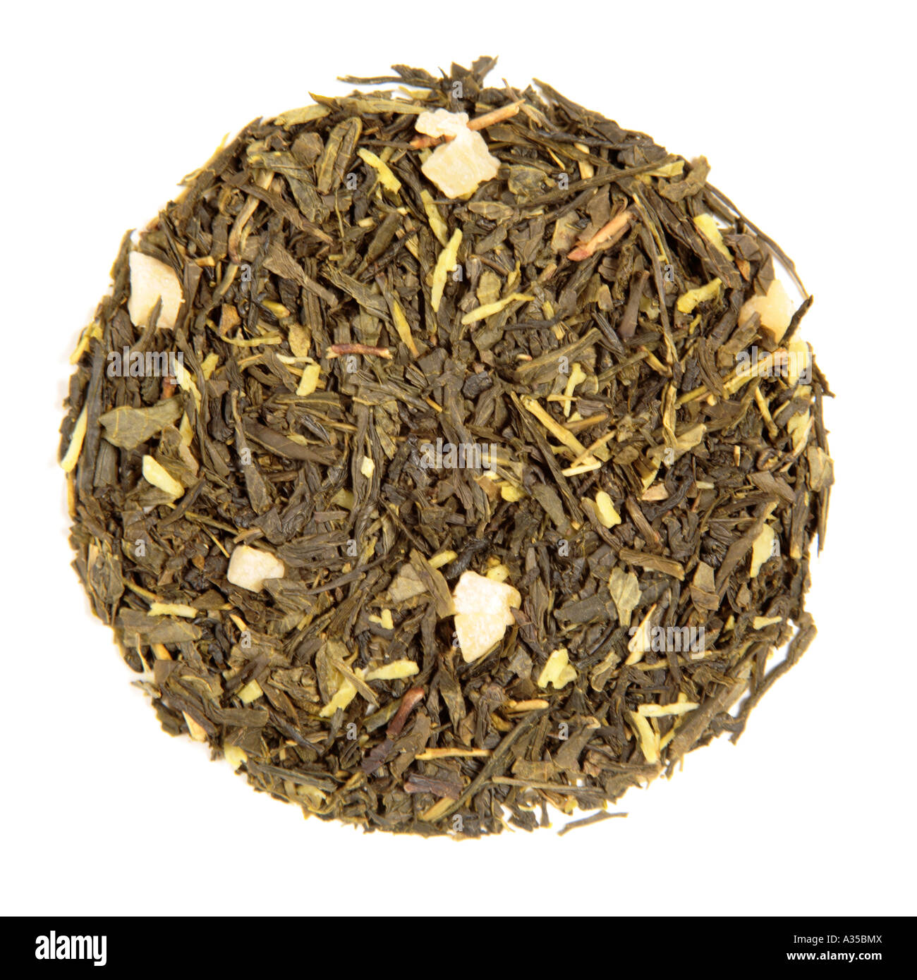 Tea Leaves in Pile Stock Photo - Alamy
