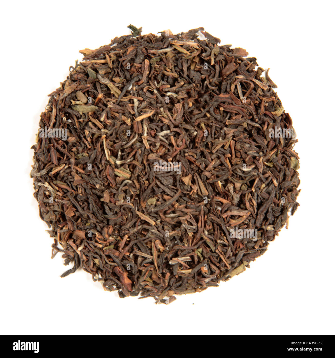 Tea Leaves in Pile Stock Photo - Alamy