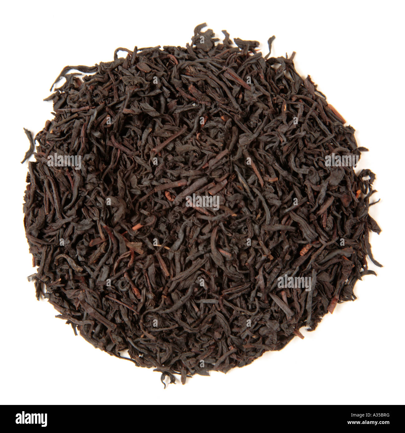 Tea Leaves in Pile Stock Photo - Alamy