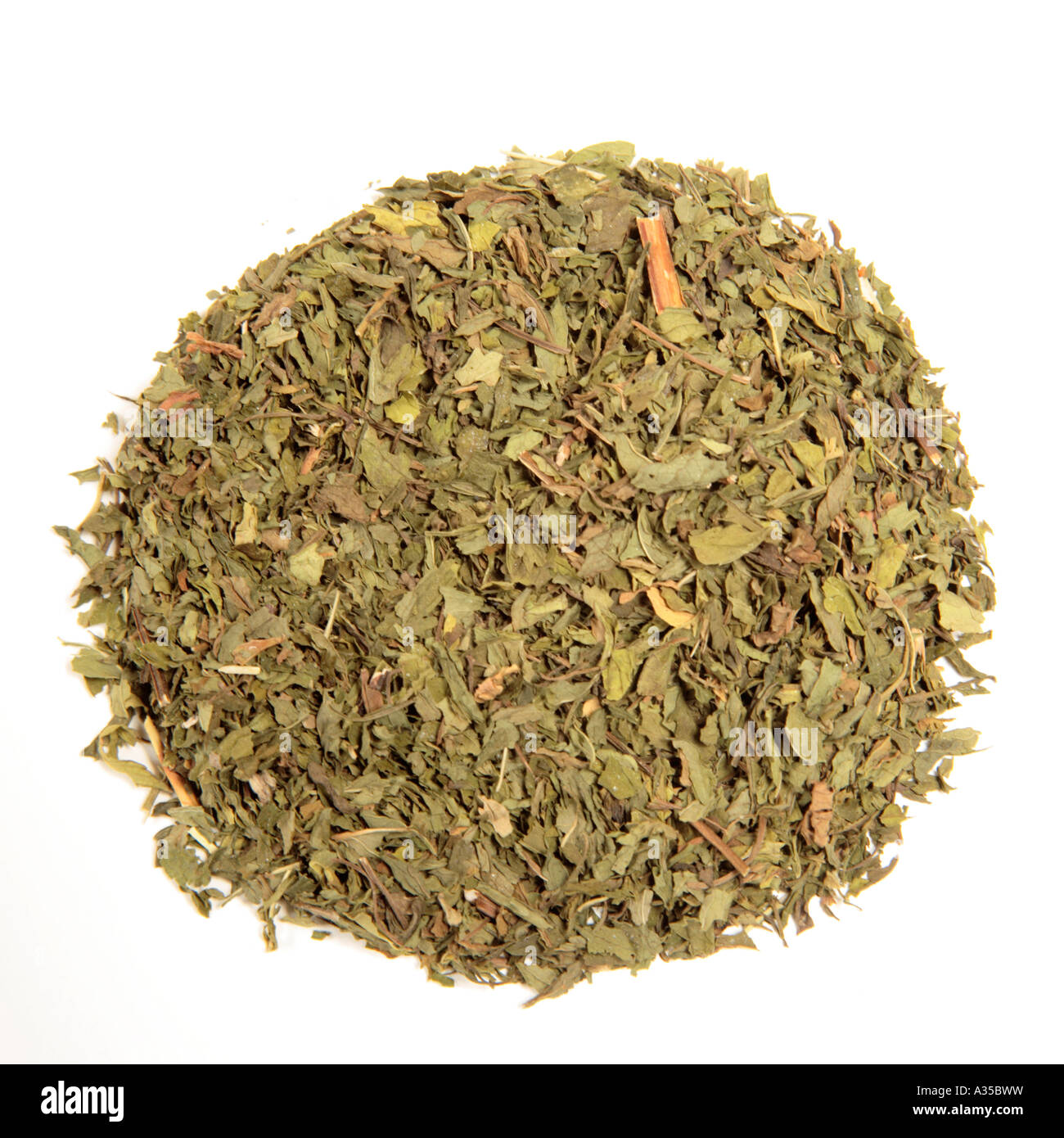 Tea Leaves in Pile Stock Photo - Alamy