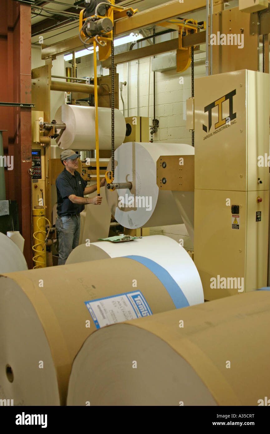 Printer Loading Paper Stock Photo - Alamy