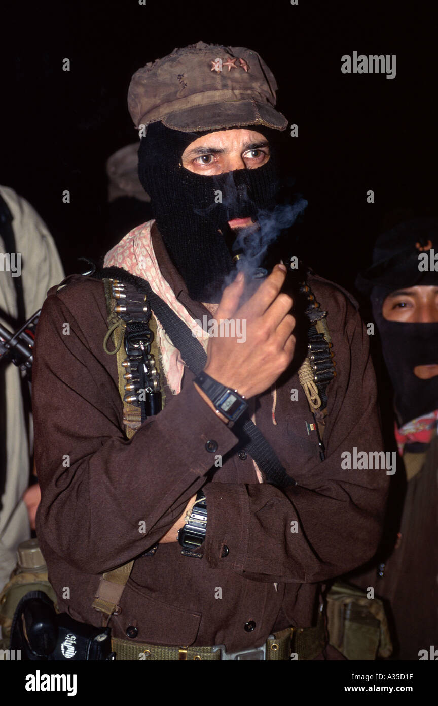 Subcomandante Marcos leader of the EZLN Chiapas Mexico Stock Photo - Alamy