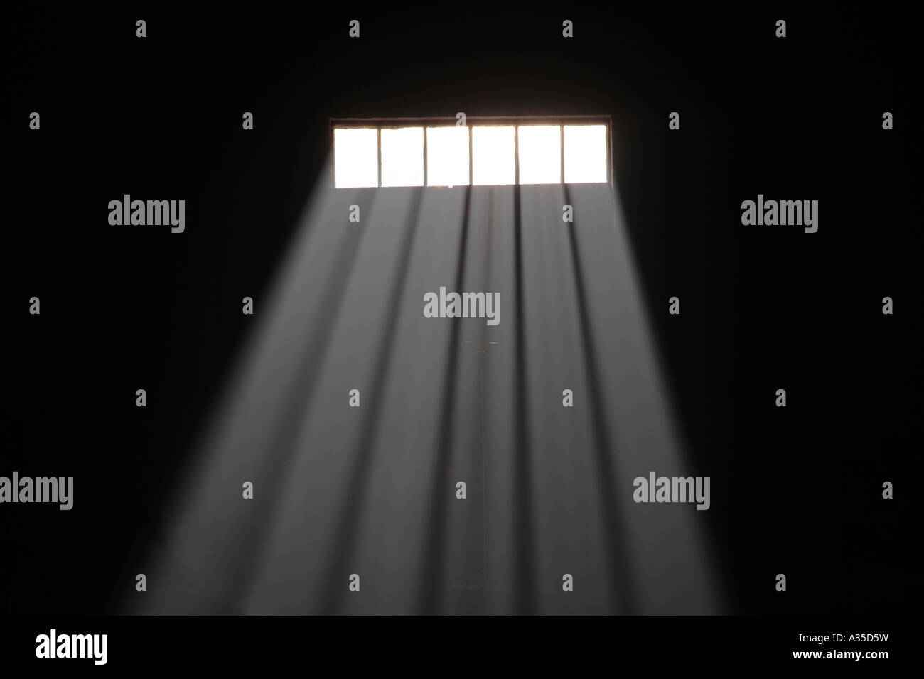 Light Shafts Through Window Stock Photo - Alamy