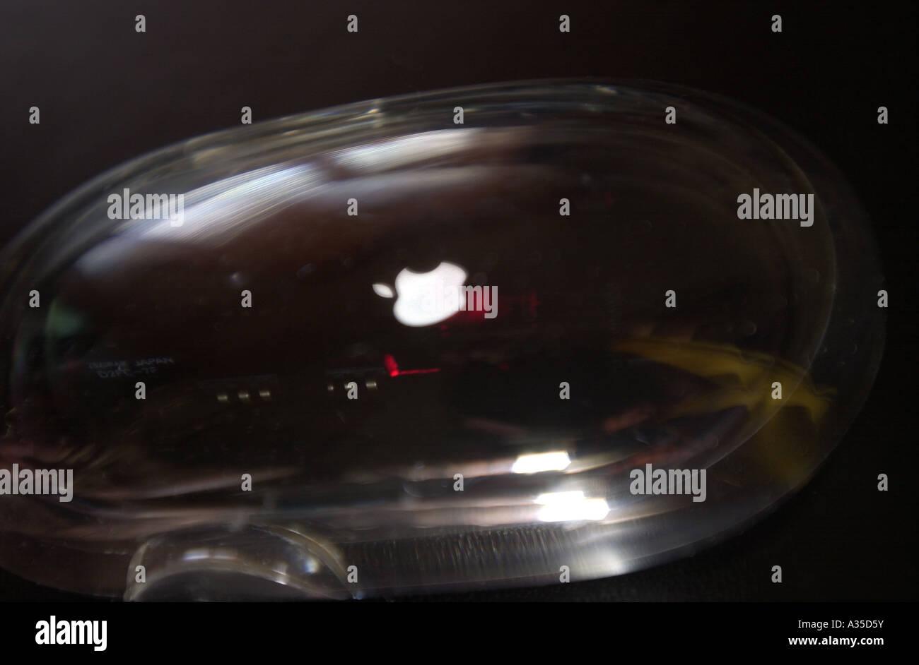 Transparent iMac computer mouse UK Stock Photo - Alamy