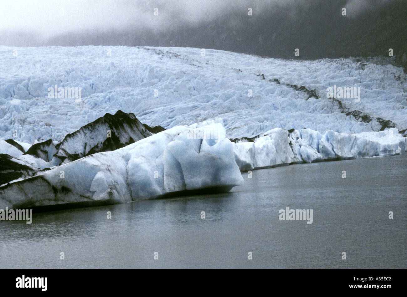 Ice field Prince William Sound Alaska Stock Photo - Alamy