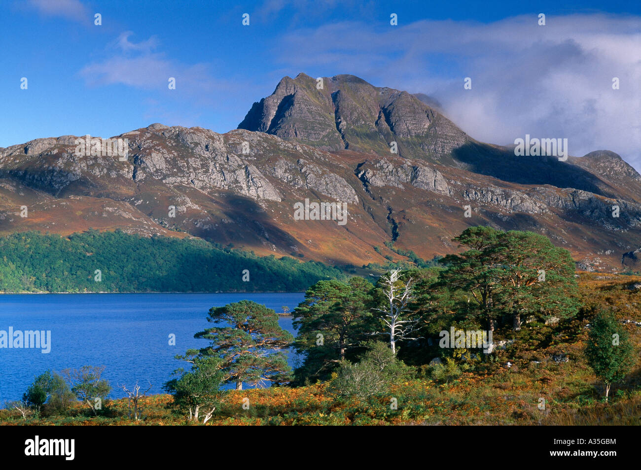 Loch Maree and Slioch Wester Ross Scotland UK Stock Photo - Alamy
