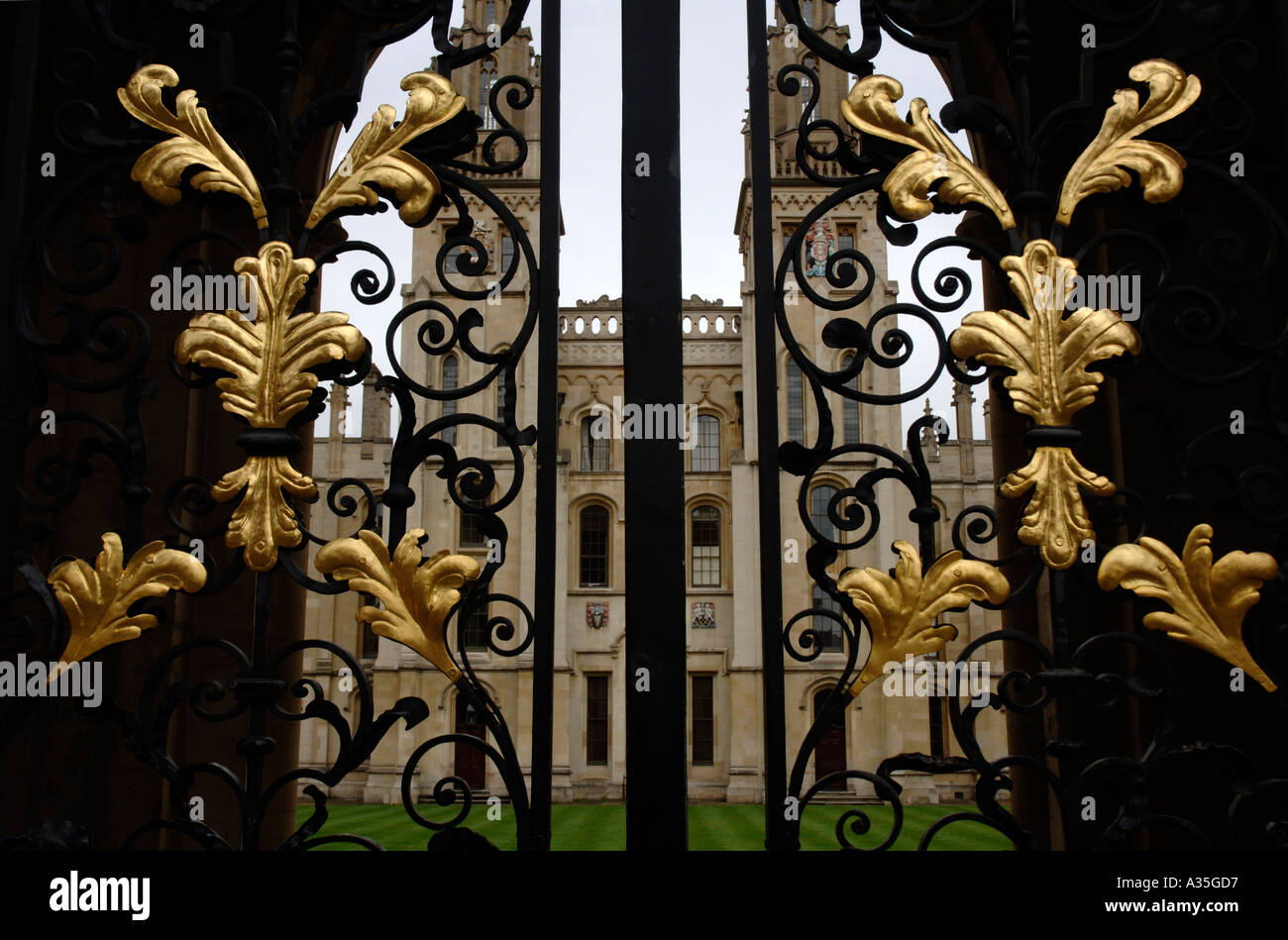 Impressive wrought iron gates hi-res stock photography and images - Alamy