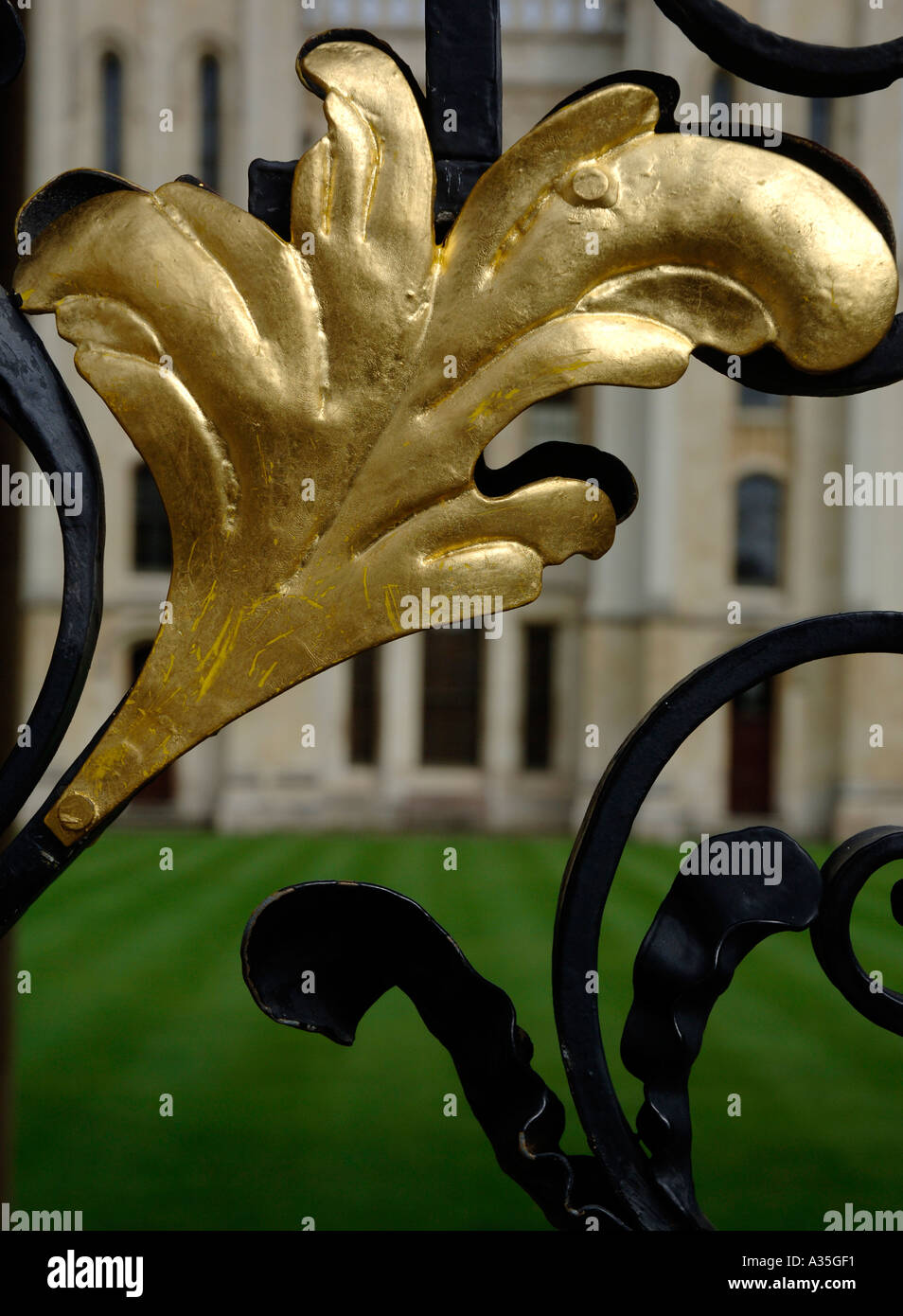 Impressive wrought iron gates hi-res stock photography and images - Alamy