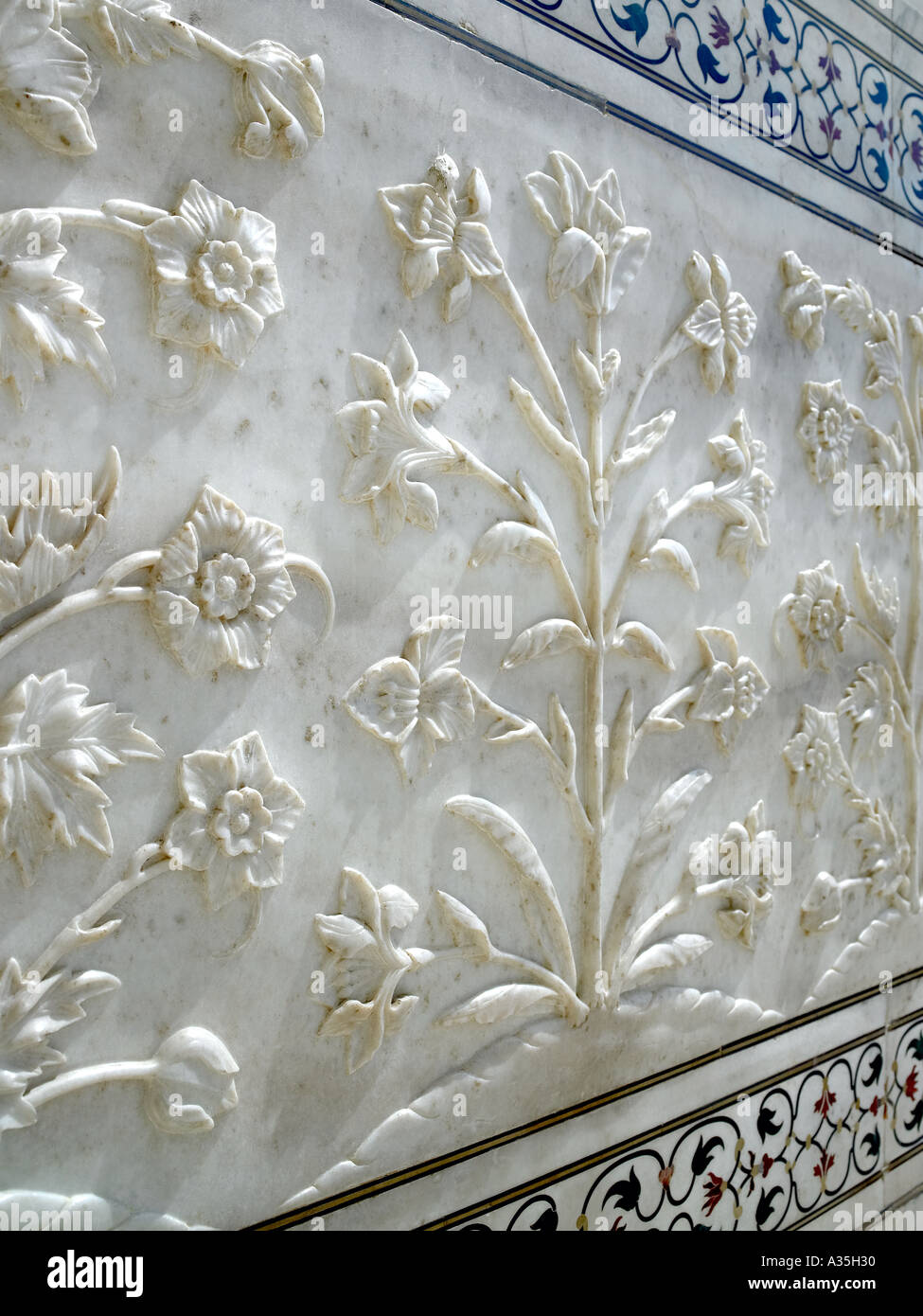 Taj mahal floral design hi-res stock photography and images - Alamy
