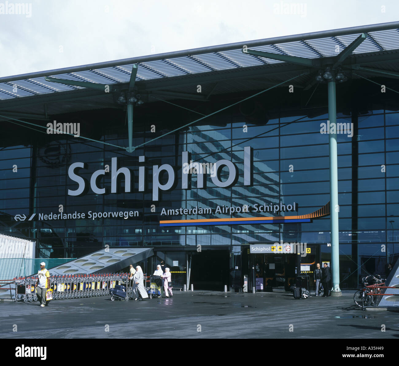 Sciphol Airport in Amsterdam the Netherlands Stock Photo - Alamy