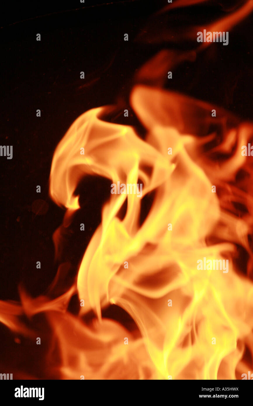 close up of a big wooden fire Stock Photo - Alamy