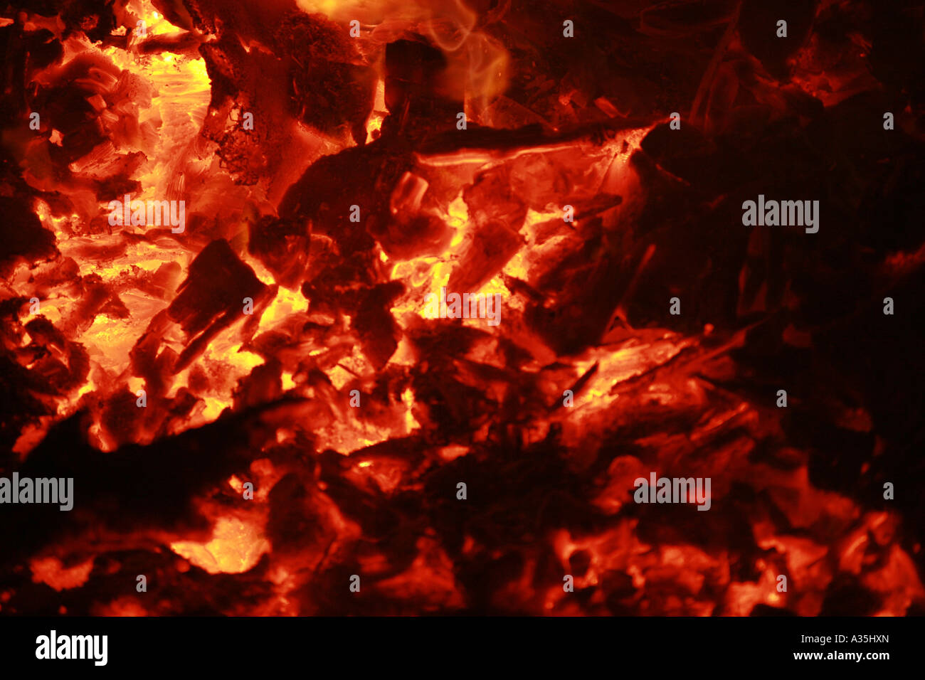 close up of a big wooden fire Stock Photo - Alamy