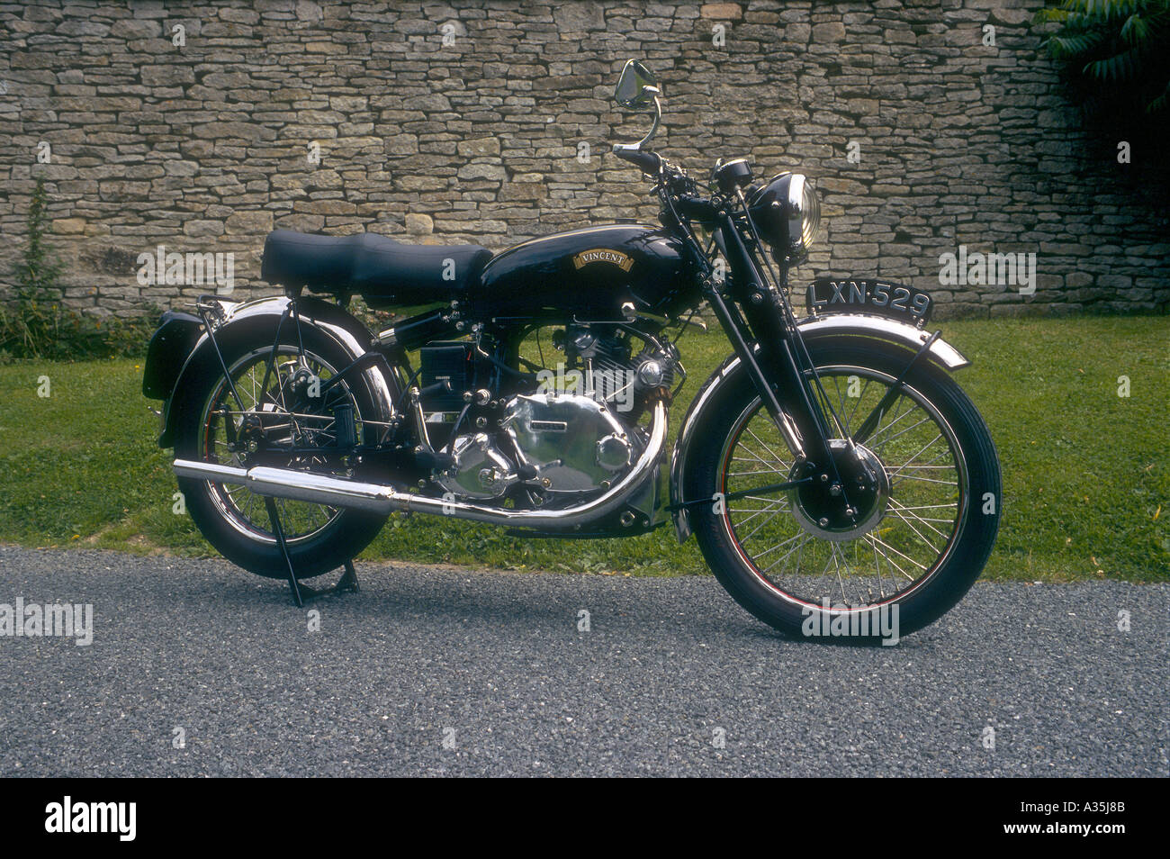 Vincent Comet classic motorcycle Stock Photo - Alamy