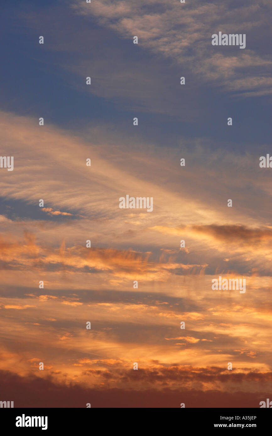 beautiful clouds storm at sunset Stock Photo - Alamy