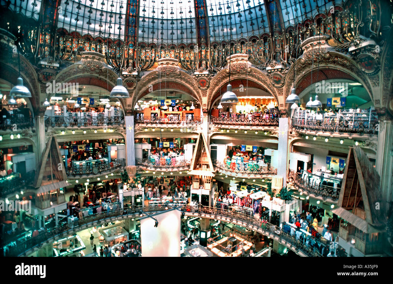 Paris France, Luxury Shopping "Galeries Lafayette" French Department ...