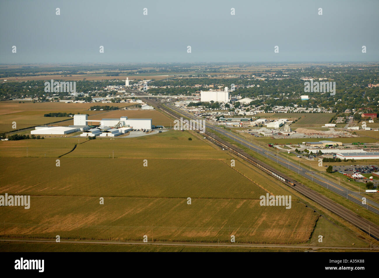 Nebraska aerial hi-res stock photography and images - Alamy