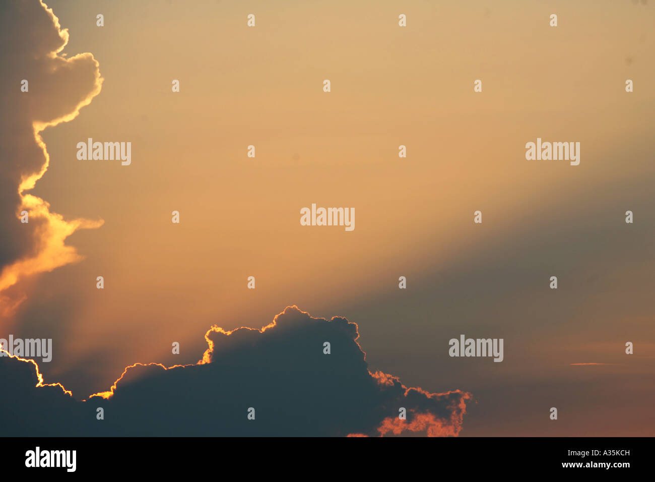 beautiful clouds storm at sunset Stock Photo - Alamy