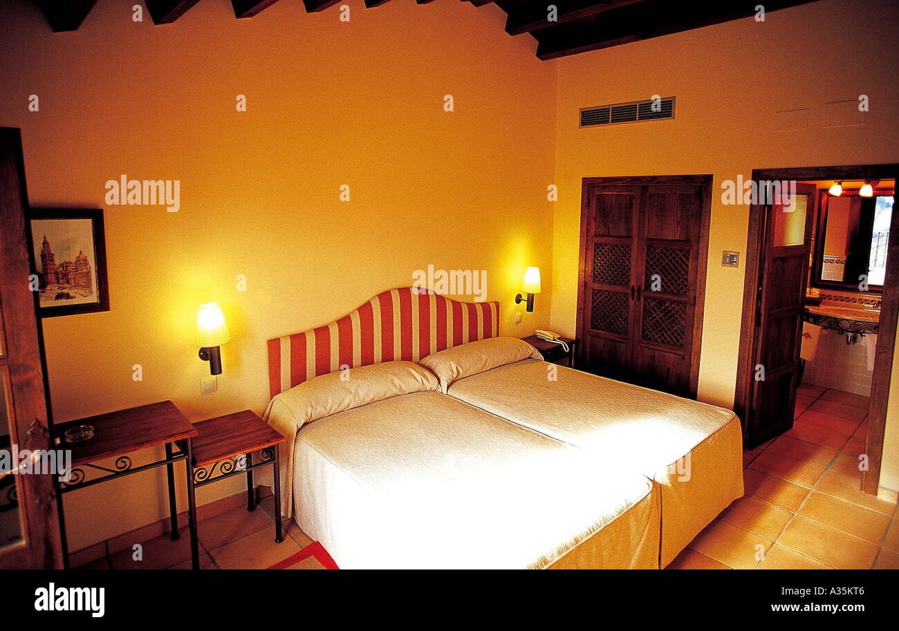 Guest room, A room in Hotel Stock Photo - Alamy