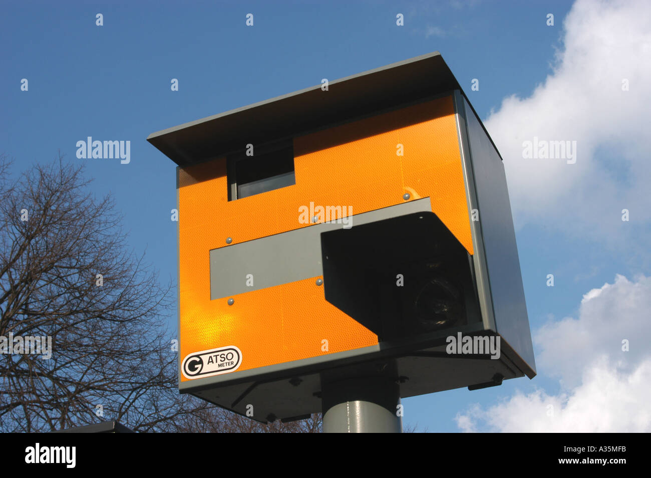 Gatso Speed Camera London UK Stock Photo - Alamy