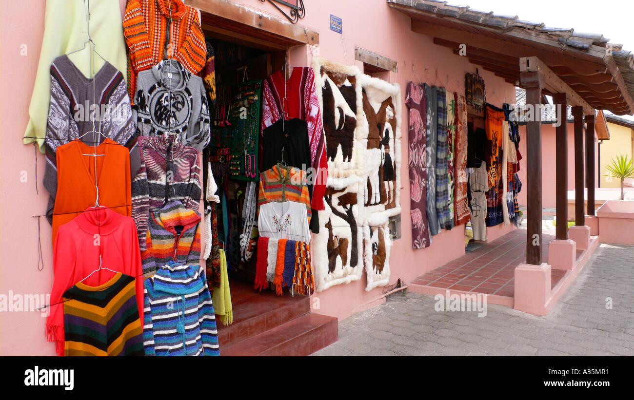 Centro del Mundo Quito Ecuador Stock Photo - Alamy