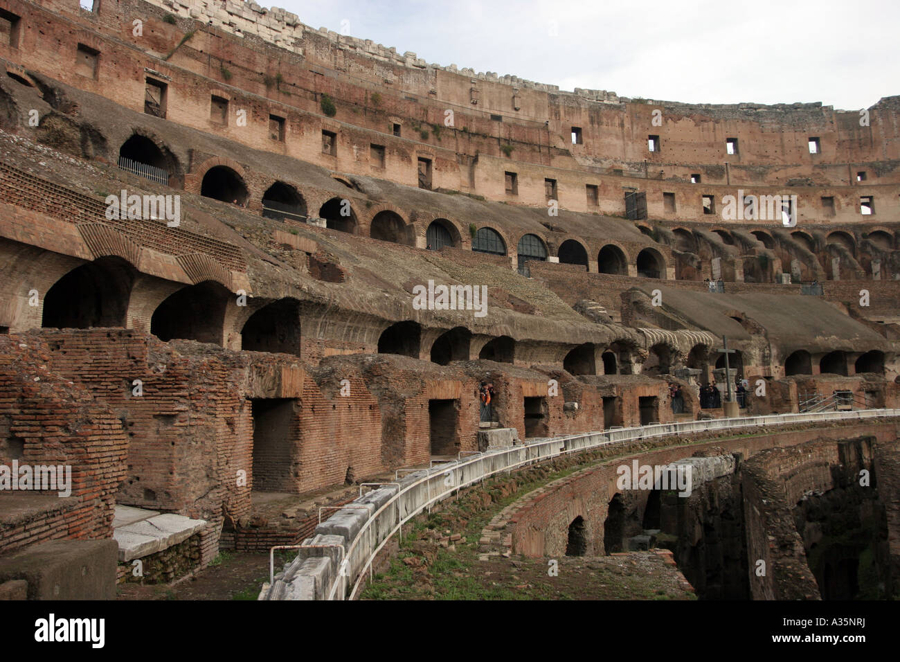 Inside Roman Colloseum Stock Photo - Alamy